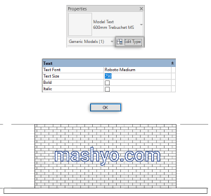 How to Add 3D Text in Revit: Model Text - Mashyo