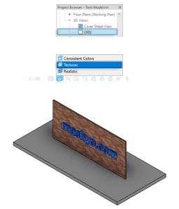 How to Add 3D Text in Revit: Model Text - Mashyo